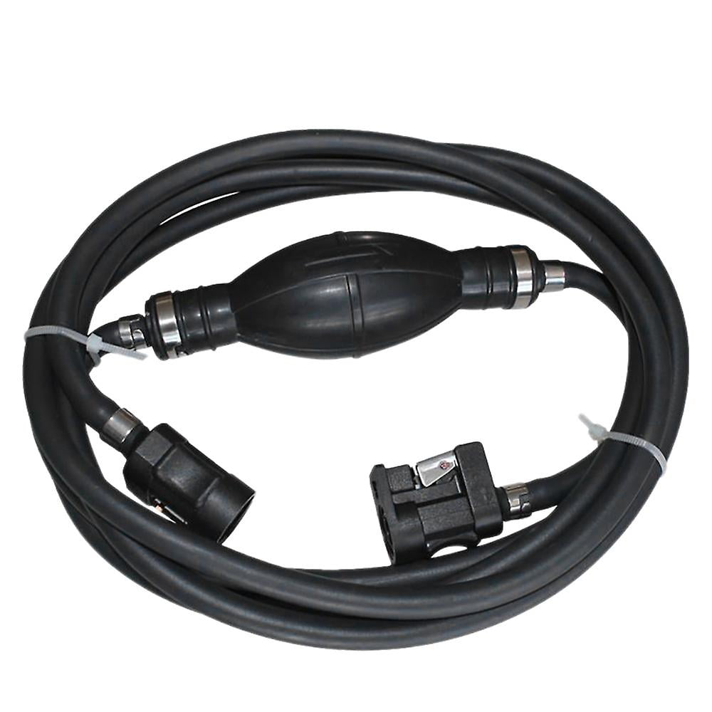 Black Fuel Line Hose Connector Outboard Boat Engine - Walmart.com