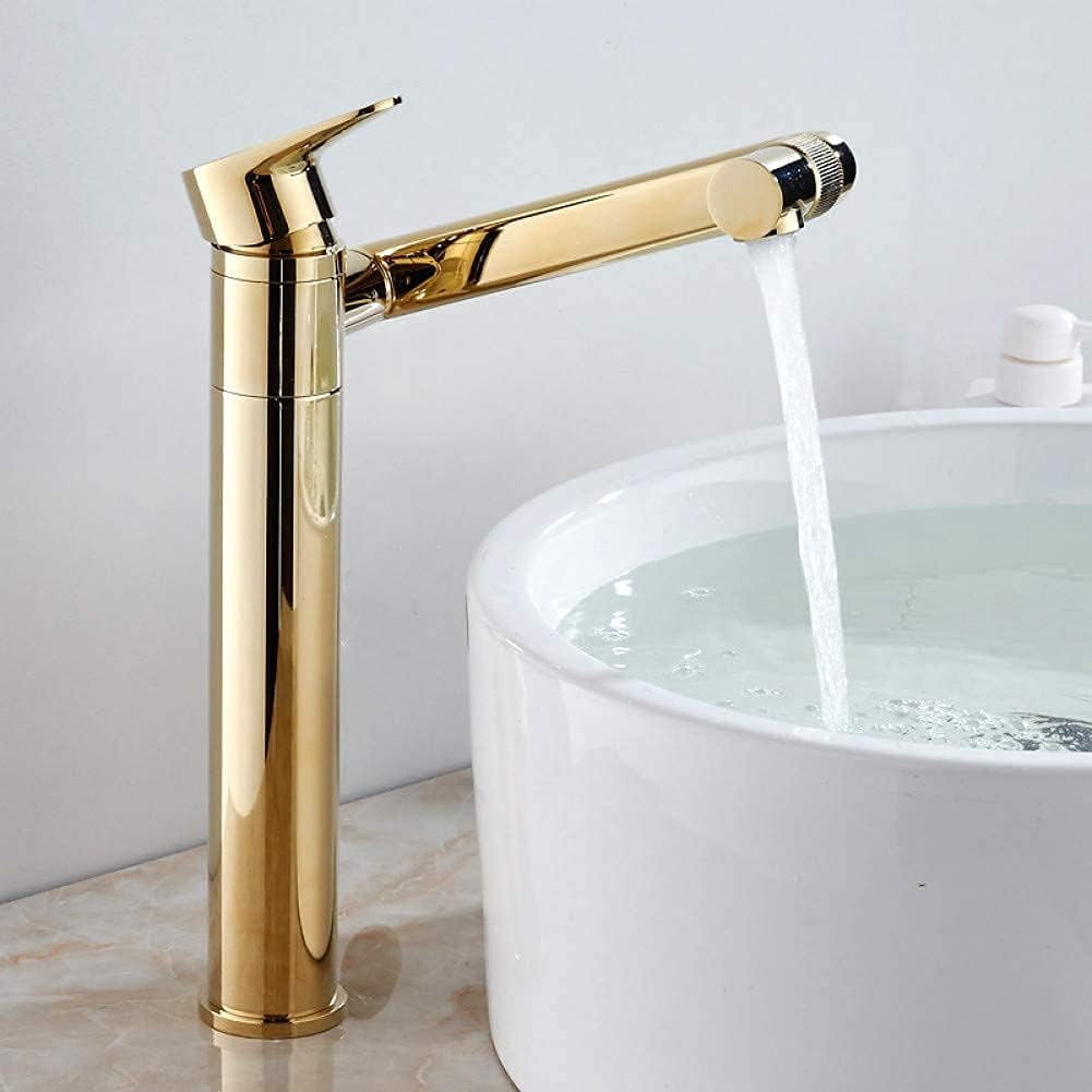 Black Full Copper Washbasin Hot and Cold Water Faucet - Walmart.com