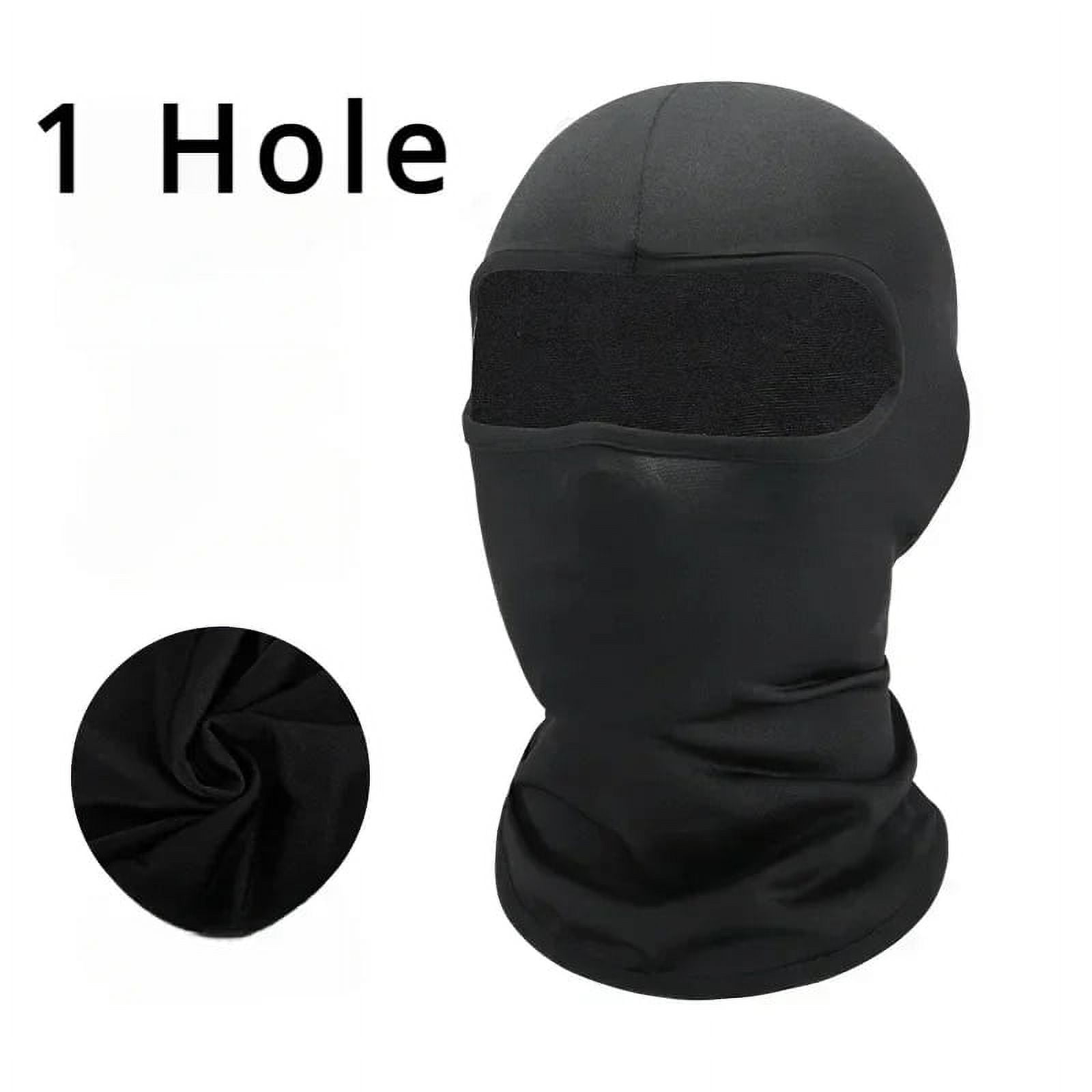 Black Full Face No Hole Cover Hat Women Men Army Tactical Cs Balaclava ...