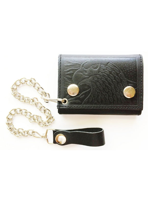 Men's Leather Biker Wallets