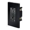 Black GFCI Outlet 20Amp 7PK,Nineleaf Black Outlets Receptacles,GFI ...
