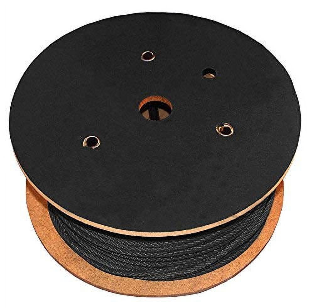 Black Galvanized Cable, 3/16" Diameter, 7x19 Construction Extra ...