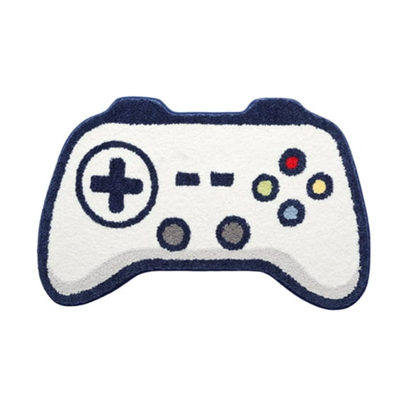 Black Gamepad Bathroom Mat Soft Absorbent NonSlip Rug for Bedroom or ...
