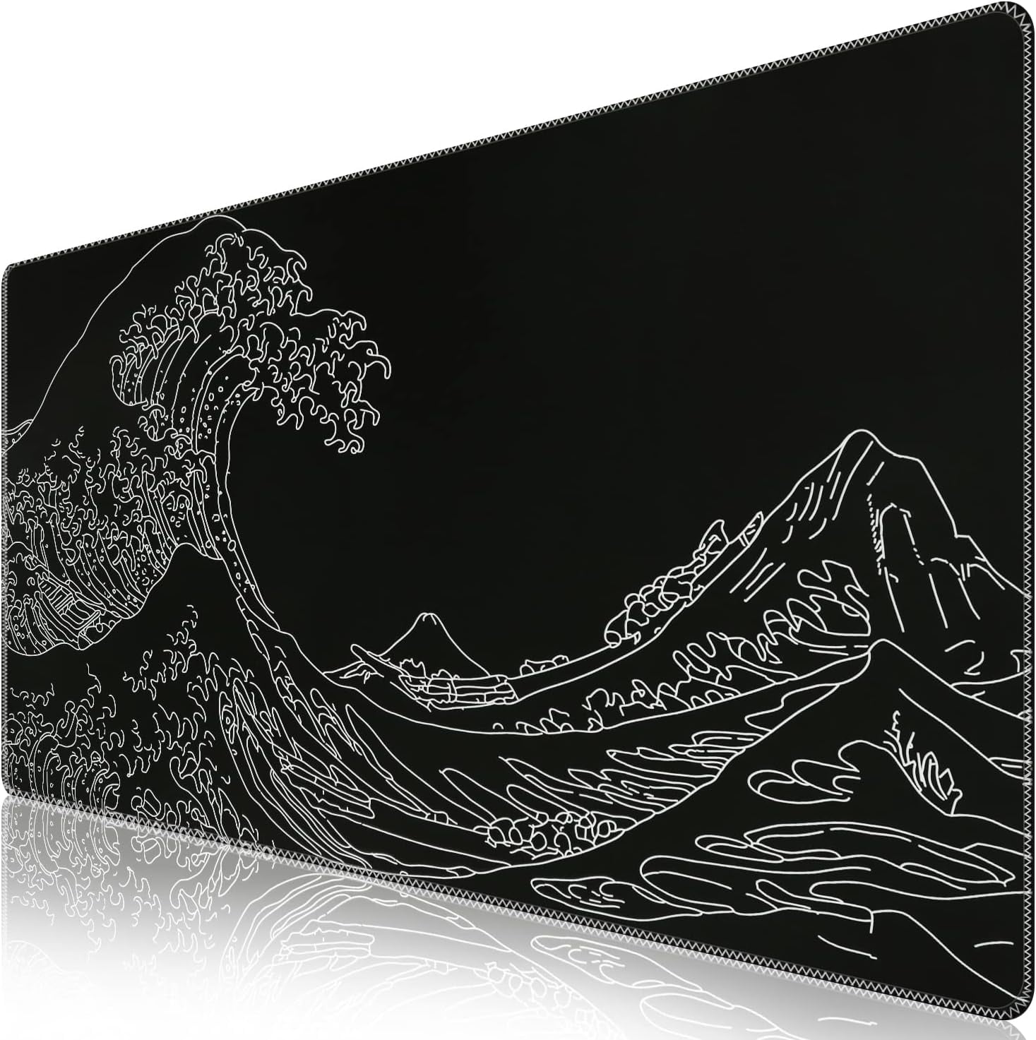 Black Gaming Mouse Pad - XXL Size, Ultra-Smooth Surface, Anti-Slip Base ...