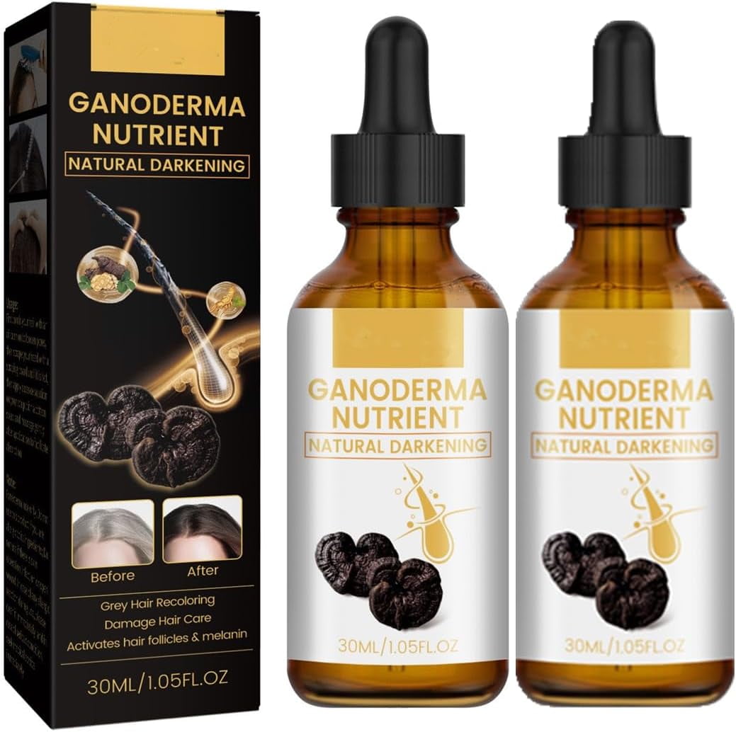 Black Ganoderma Lucidum White Turn Black Black Hair Liquid, Organic ...