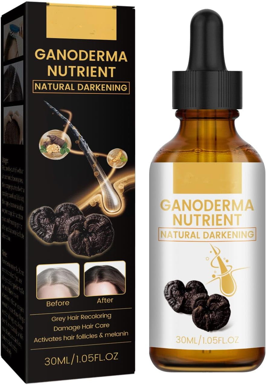 Black Ganoderma Lucidum White Turn Black Black Hair Liquid, Organic ...
