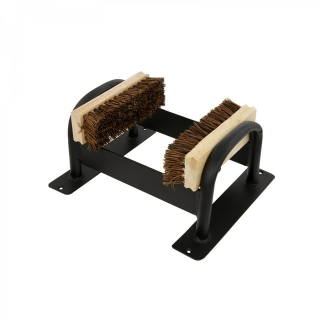 Black Garden Boot Scraper 12 in. Wrought Iron Outdoor Floor Mount Boot ...