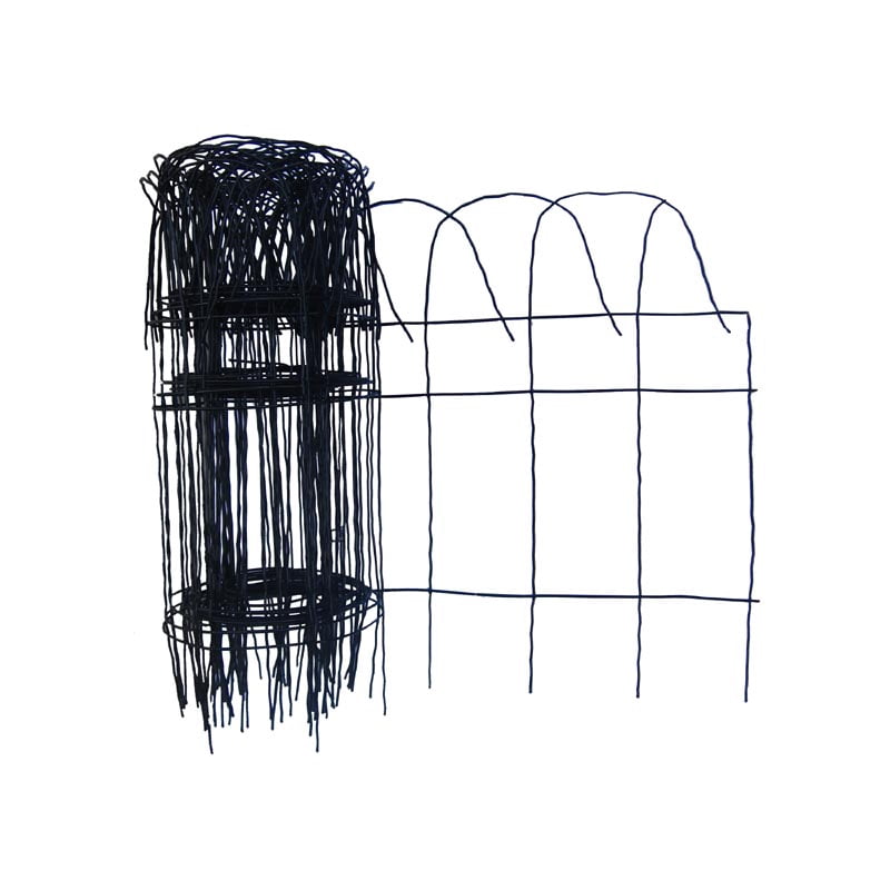 Black Garden Border Edging Folding Fence Roll 14 inches by 20 feet ...