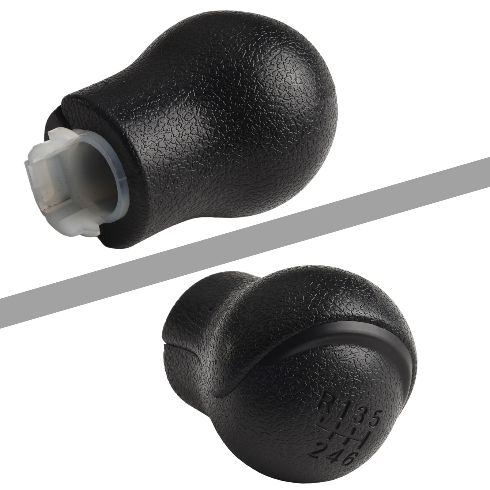 Black Gear Shift Knob for Manual 6 Speeds for Toyota for Hilux Revo ...