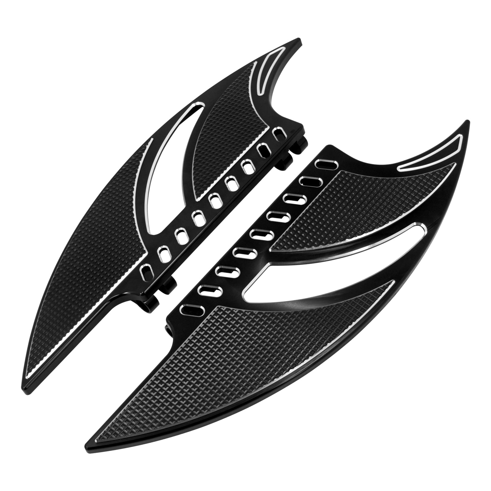 Black Gear Toe Shifter Lever Brake Arm Foot Peg Floorboards For Harley ...