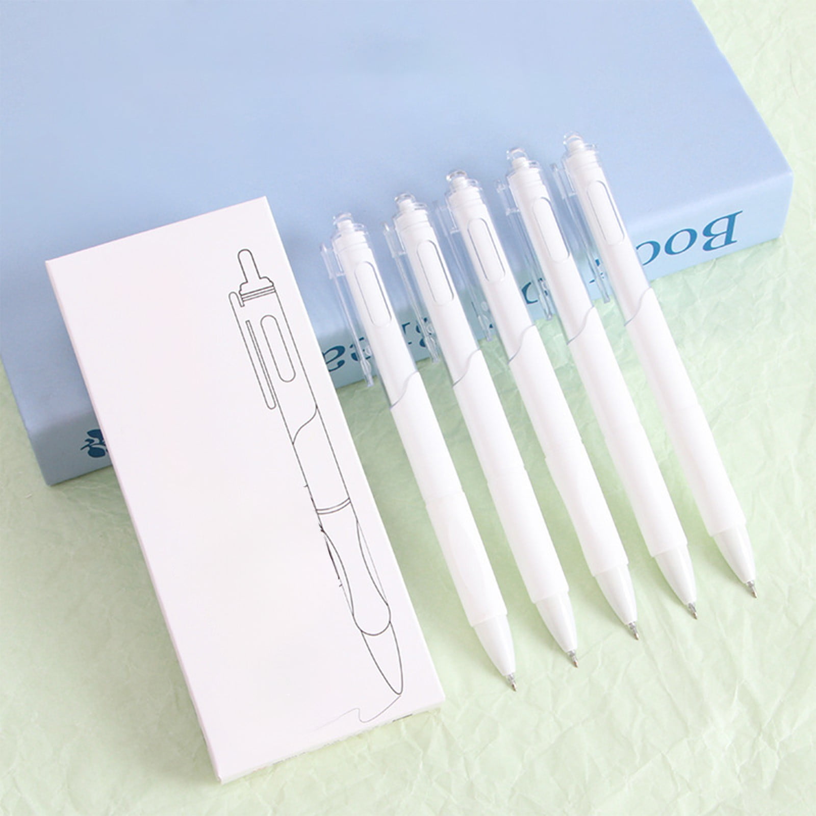 Black Gel Pen 0.7mm | Morandi Series Retractable Push Button | Smooth ...