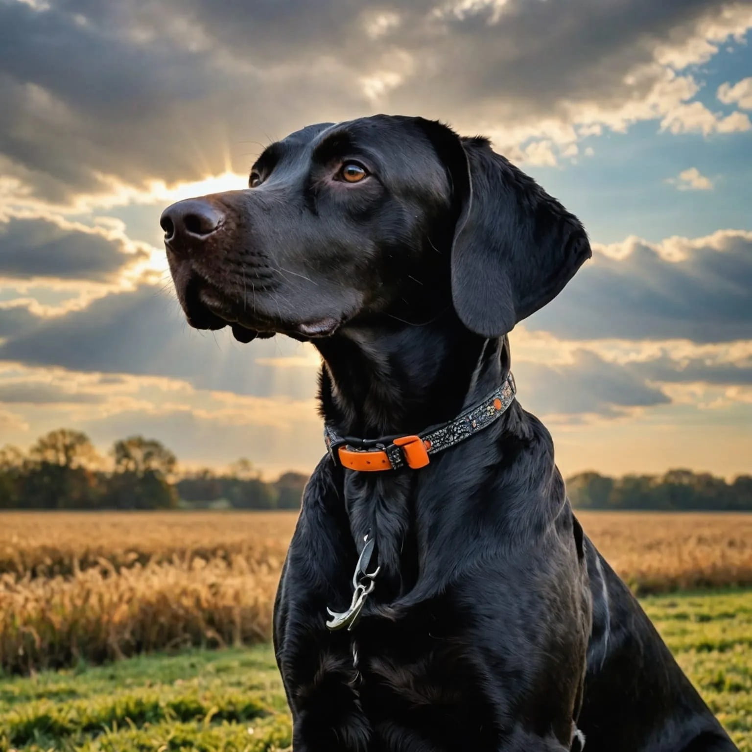 Black German Shorthair Dog 1000 Adult Puzzle - A puzzle prop for an ...