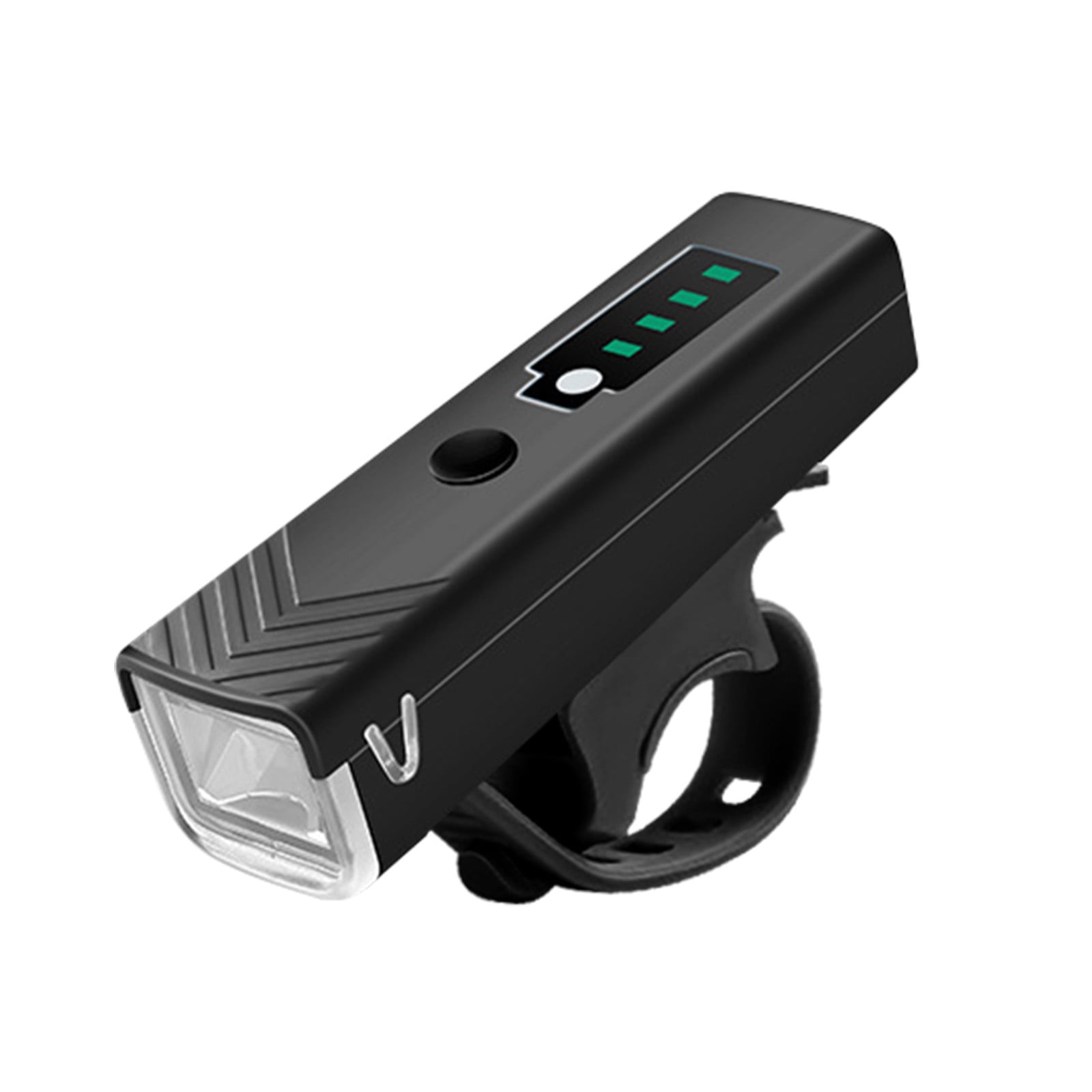 Black German Standard Bike Light Rechargeable Led Headlight For Night ...