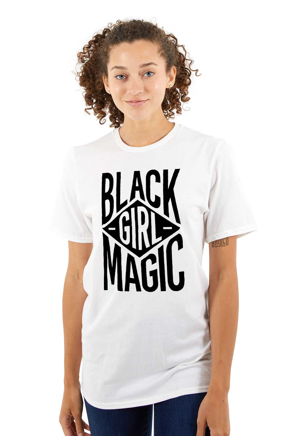 Black Girl Magic Melanin Queen Women's Graphic T Shirt Tees Brisco Brands M - Walmart.com
