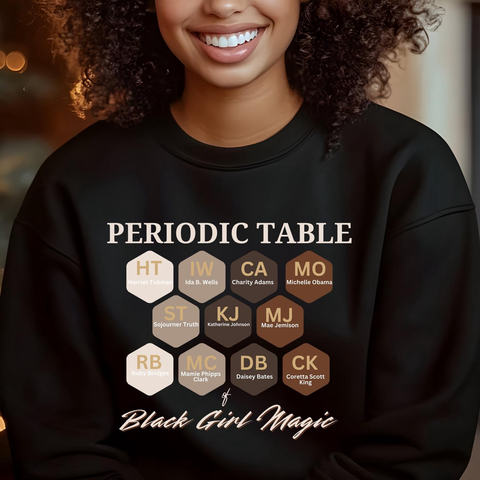 Black Girl Magic TShirt Black History Women Empowerment Crewneck ...