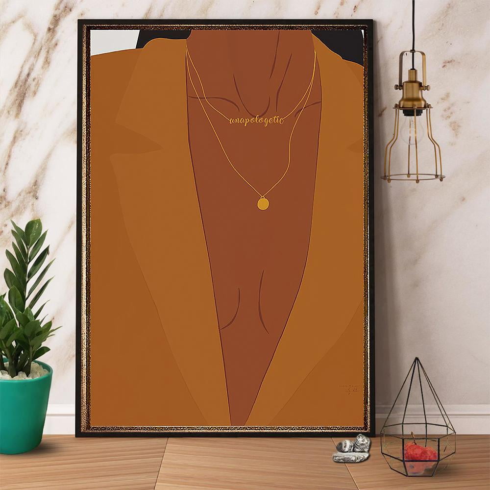 Black Girl Unapologetic Paper Poster No Frame Matte Wall Art Decor 24 x ...