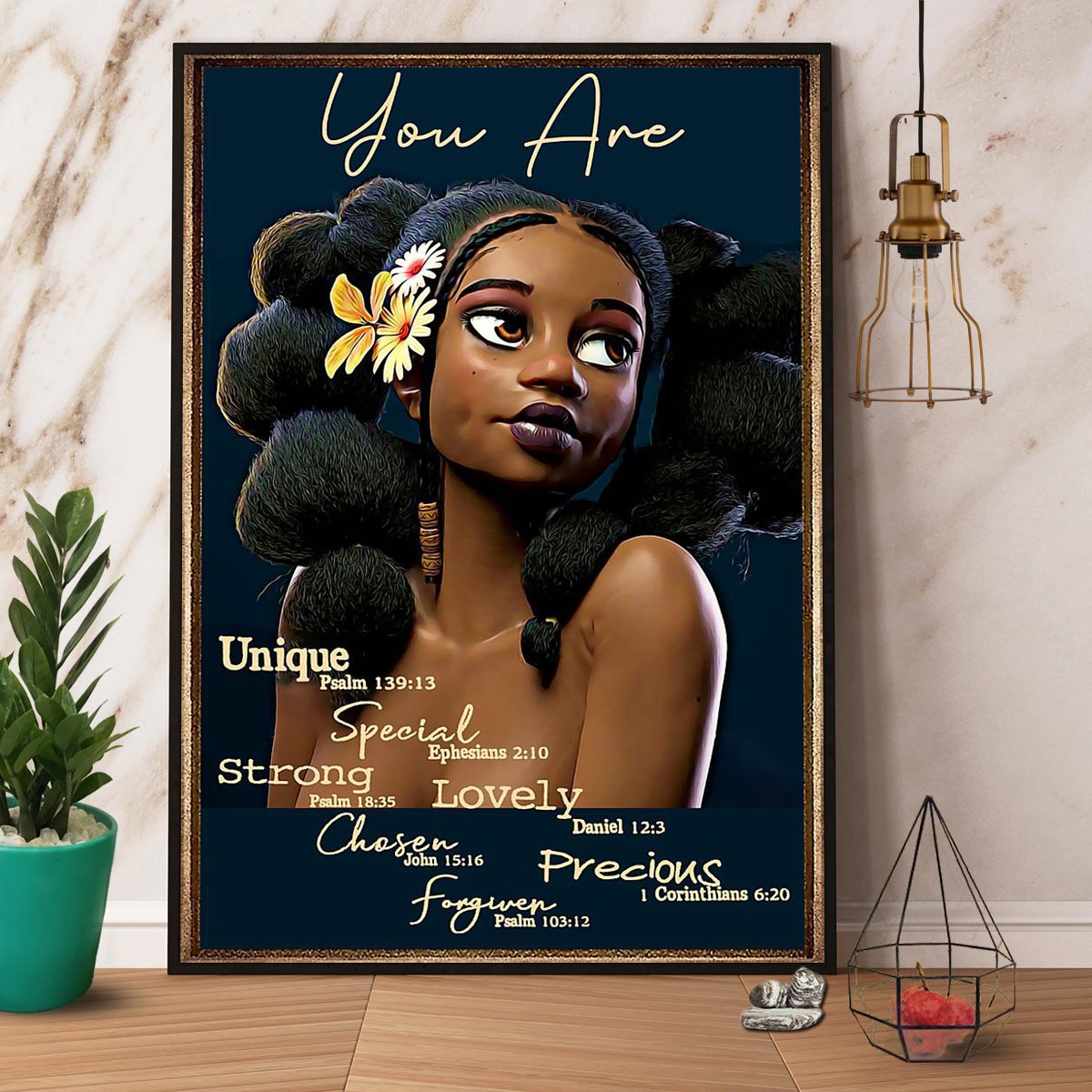 Black Girl You Are Everything Unique Strong Lovely Vertical Paper ...