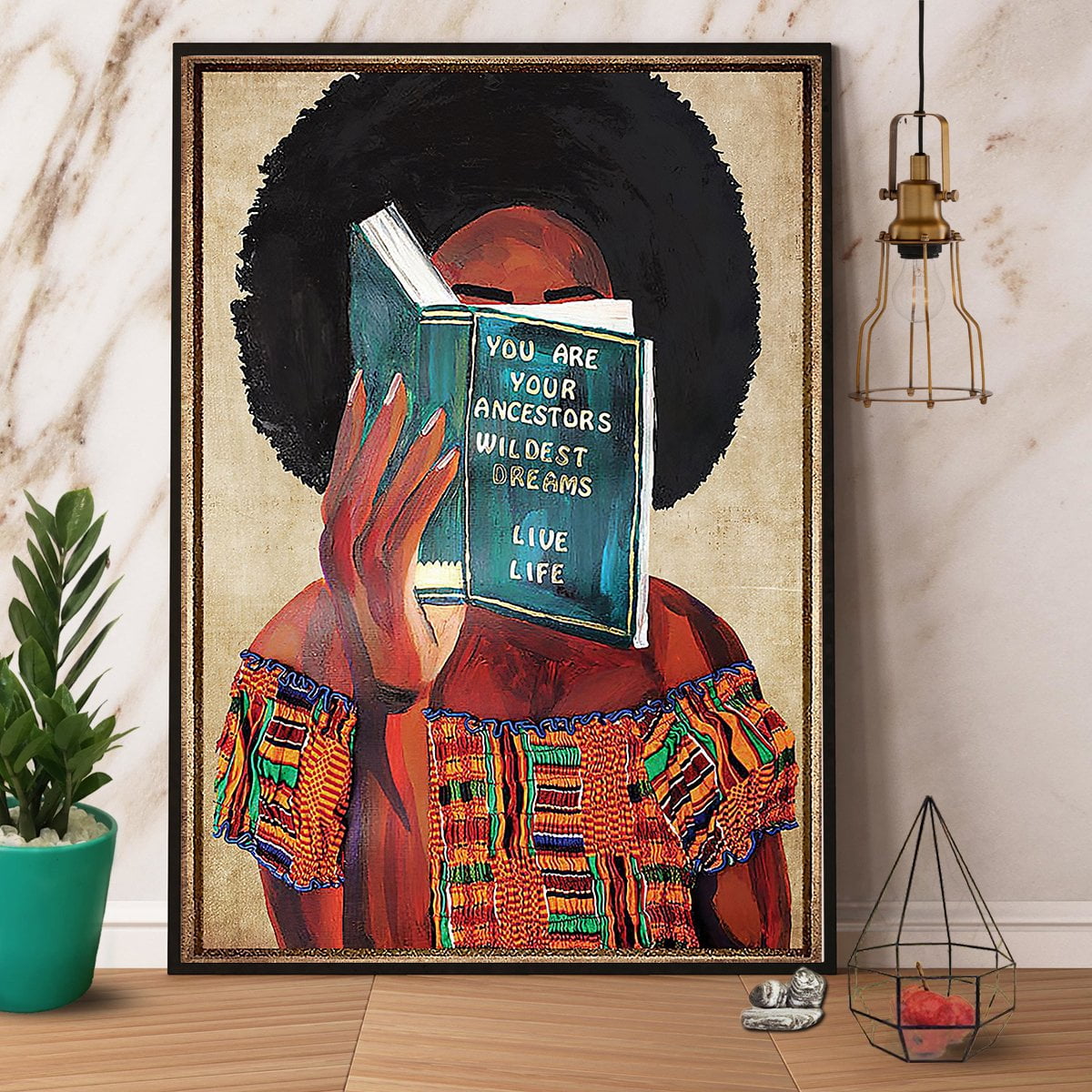 Black Girl You Are Your Ancestors Satin Poster Wall Art Decor 11 x 17 ...
