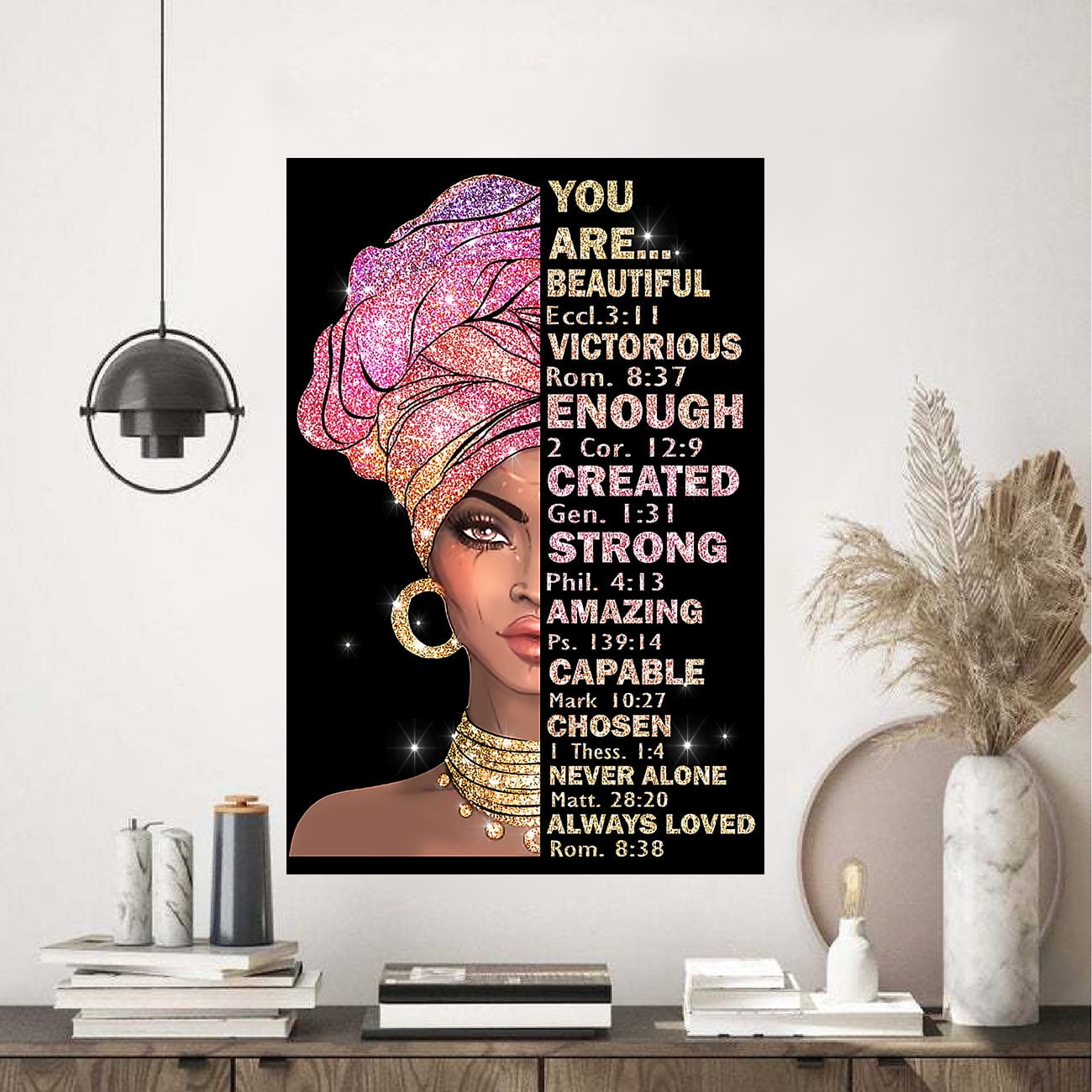 Black Girll You Are Beautiful Poster Black Queen African American Black ...