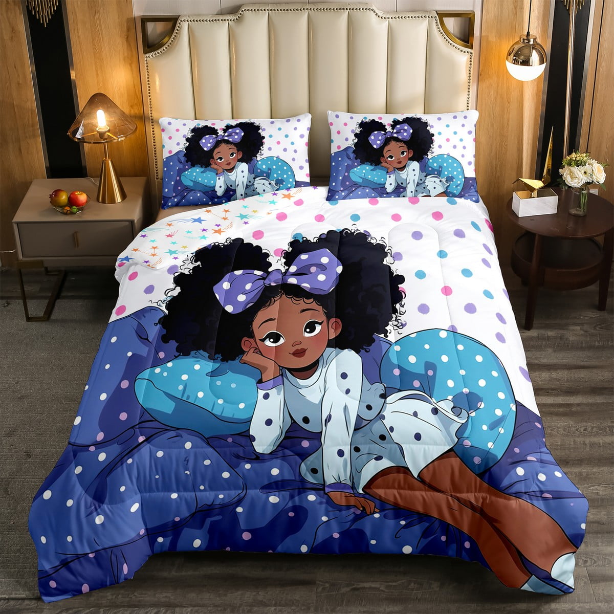 Black Bedding Set King Size Cute African American Black Comforter Set ...