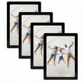 5x7 Picture Frame Set of 4, Black 5x7 Photo Frame for Tabletop or Wall ...