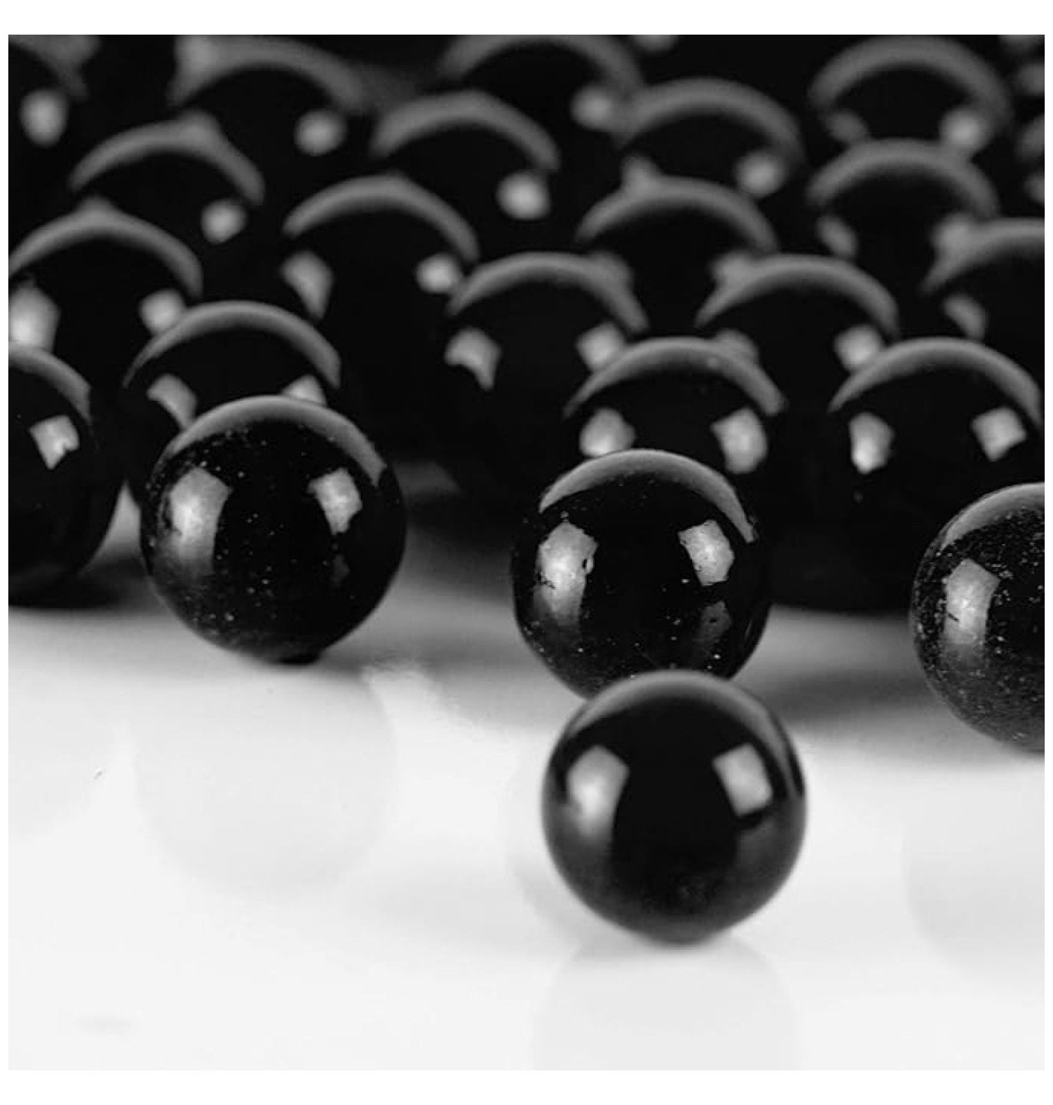 Black Glass Marble Gemstone Vase Filler (3 LBS) | Multiple Color ...