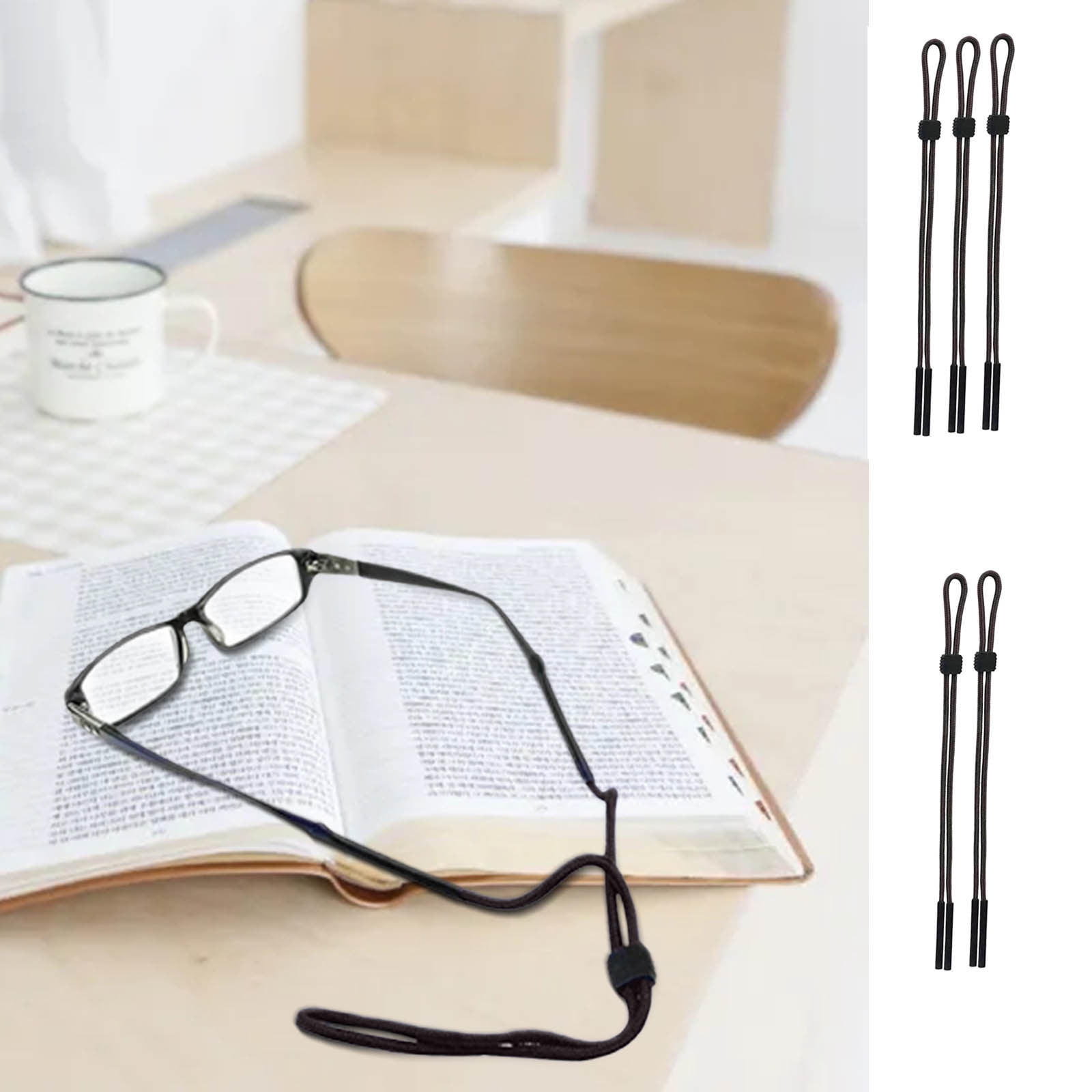 Black Glasses Strap Mens Womens Sports Sunglasses And Glasses Frame ...