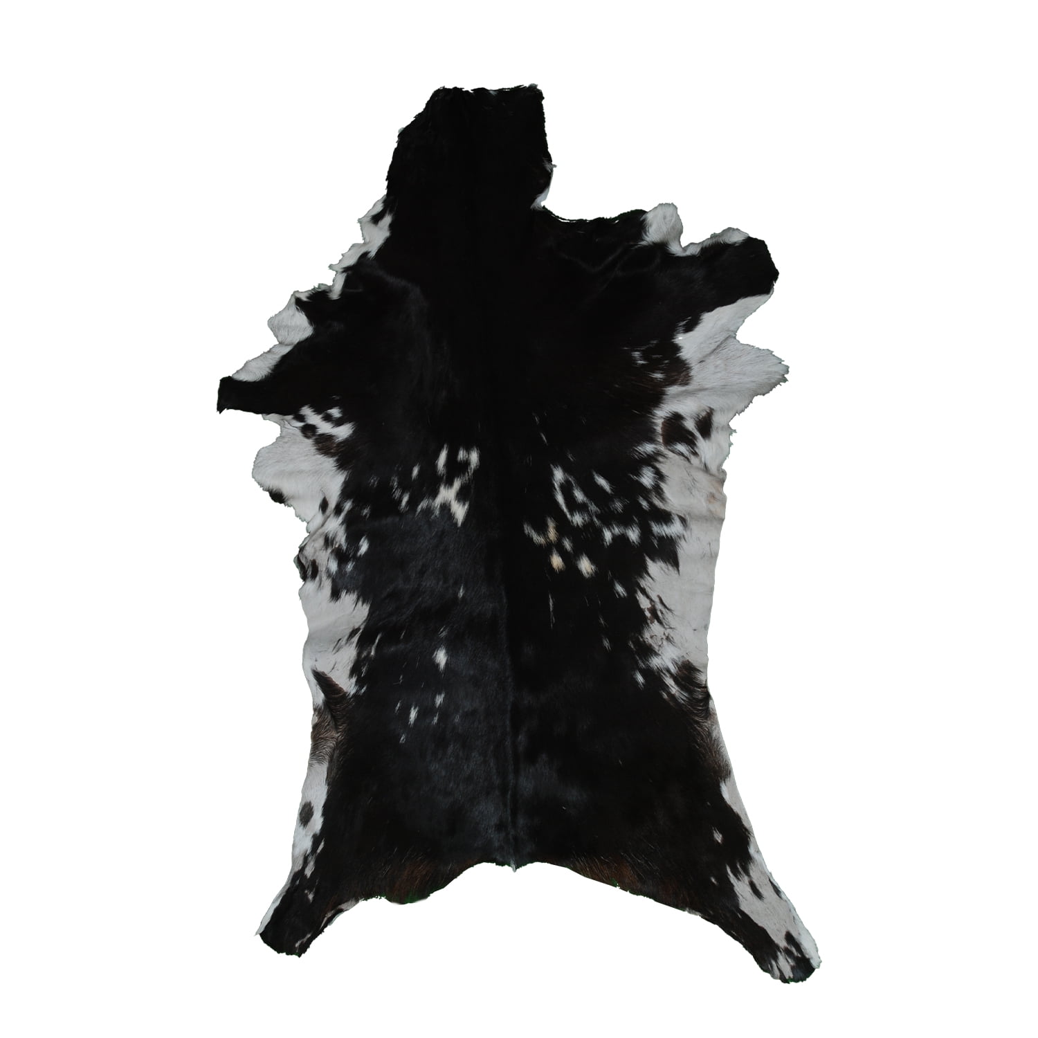Black Goat Hide, Genuine Goat Skin Rug, Hair on Leather Hide Rug ...
