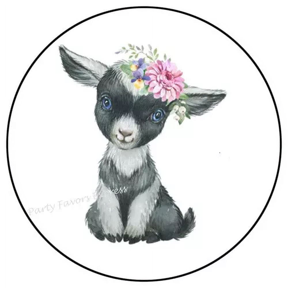Black Goat Sticker Party Favors Sticker Envelope Seals Labels Stickers ...
