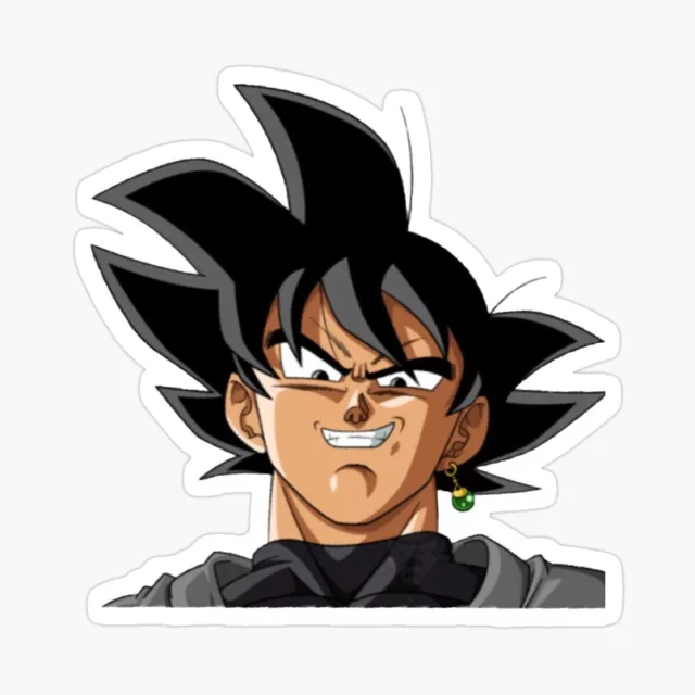 Black Goku Sticker For Car, Truck Sticker Phone Decal Water Bottle ...