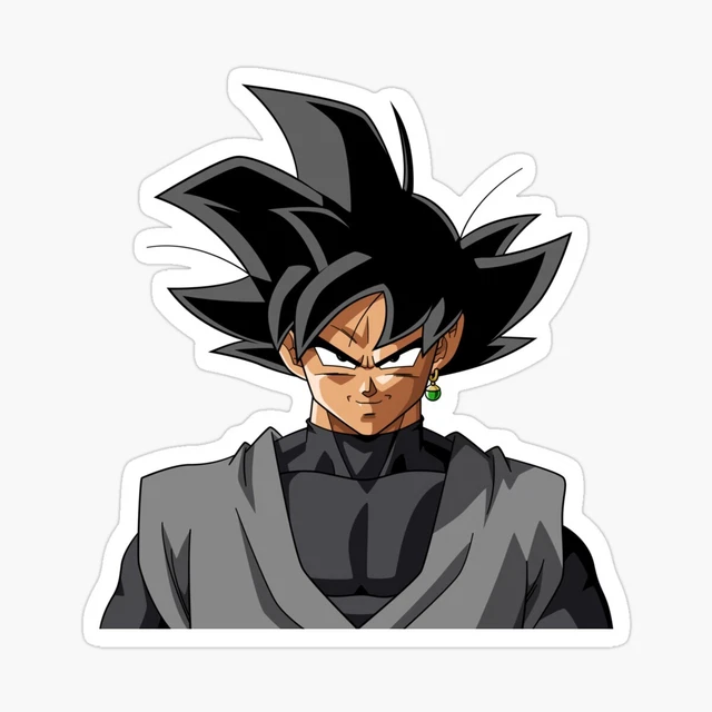 Black Goku Sticker For Car, Truck Sticker Phone Decal Water Bottle ...