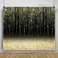 Black Gold Backdrop Graduation Birthday New Year Housewarming ...