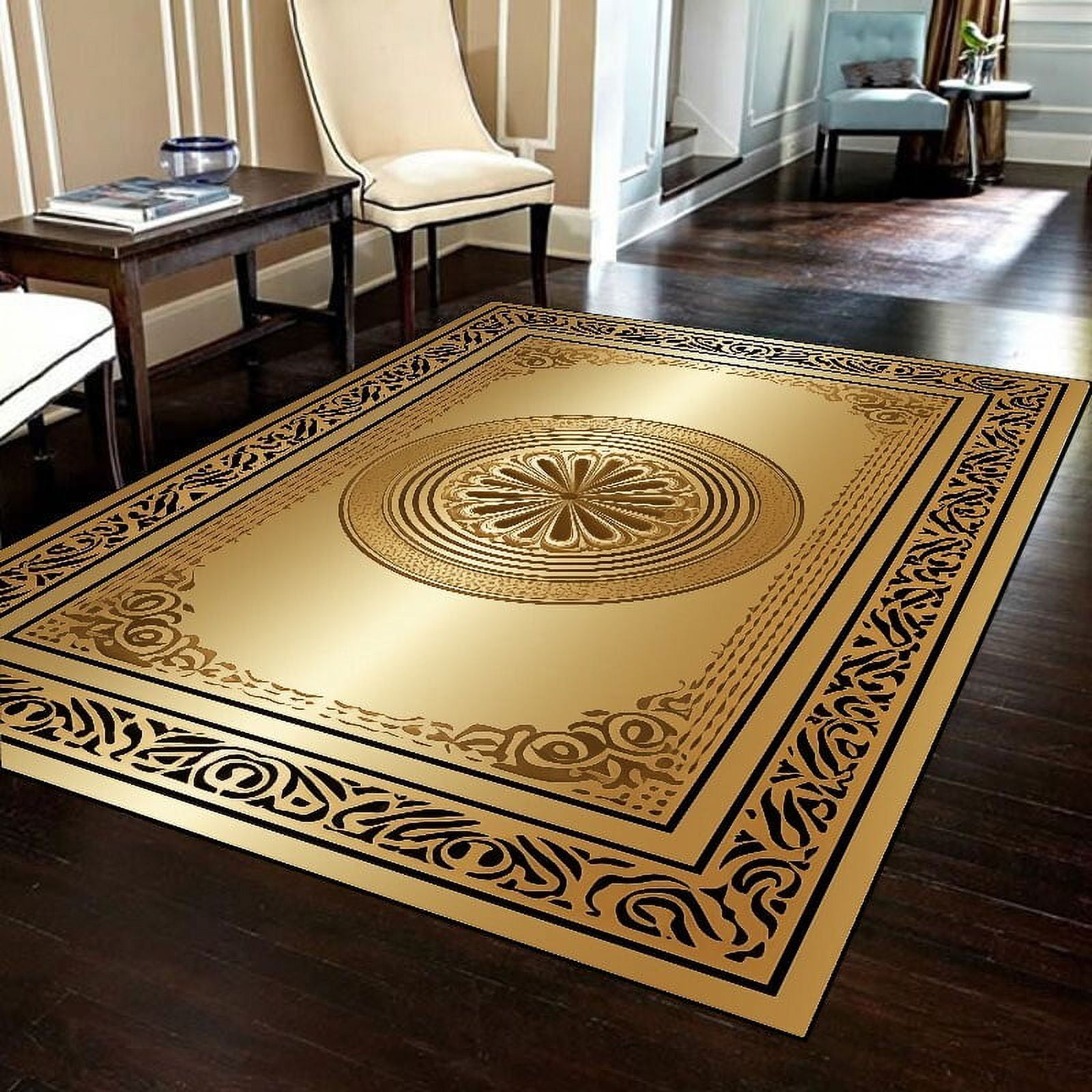 Black Gold Carpet Luxury r Carpets for Living Room European Home Floor ...