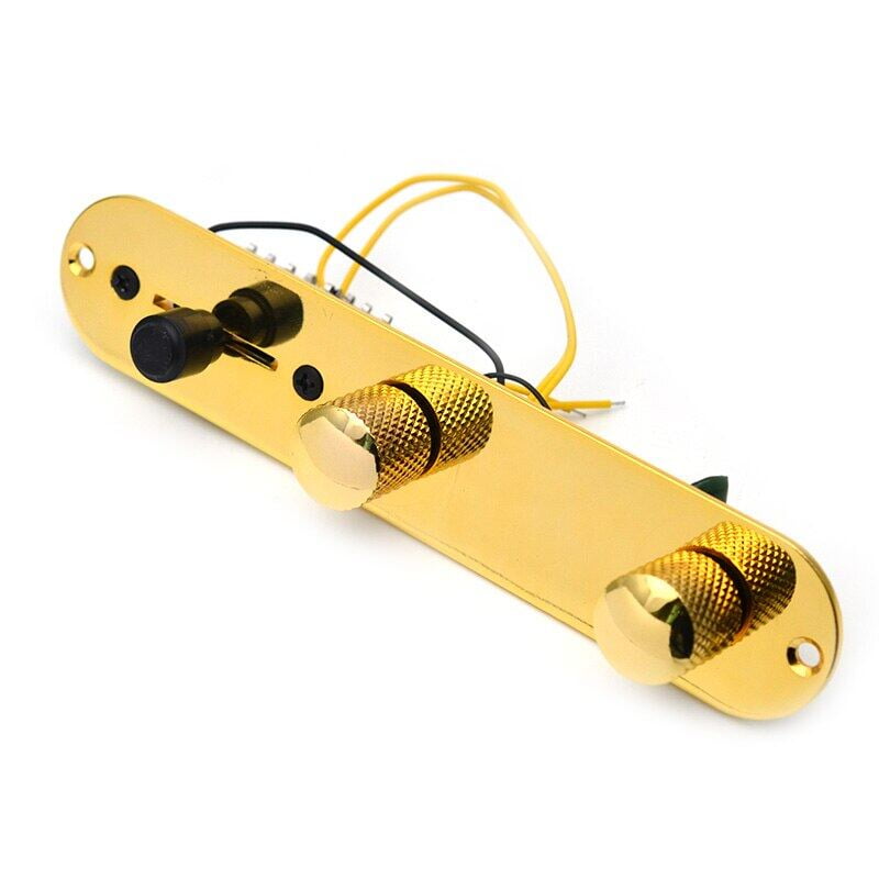 Black/Gold/Chrome 3 Way Wired Loaded Prewired Control Plate Harness ...