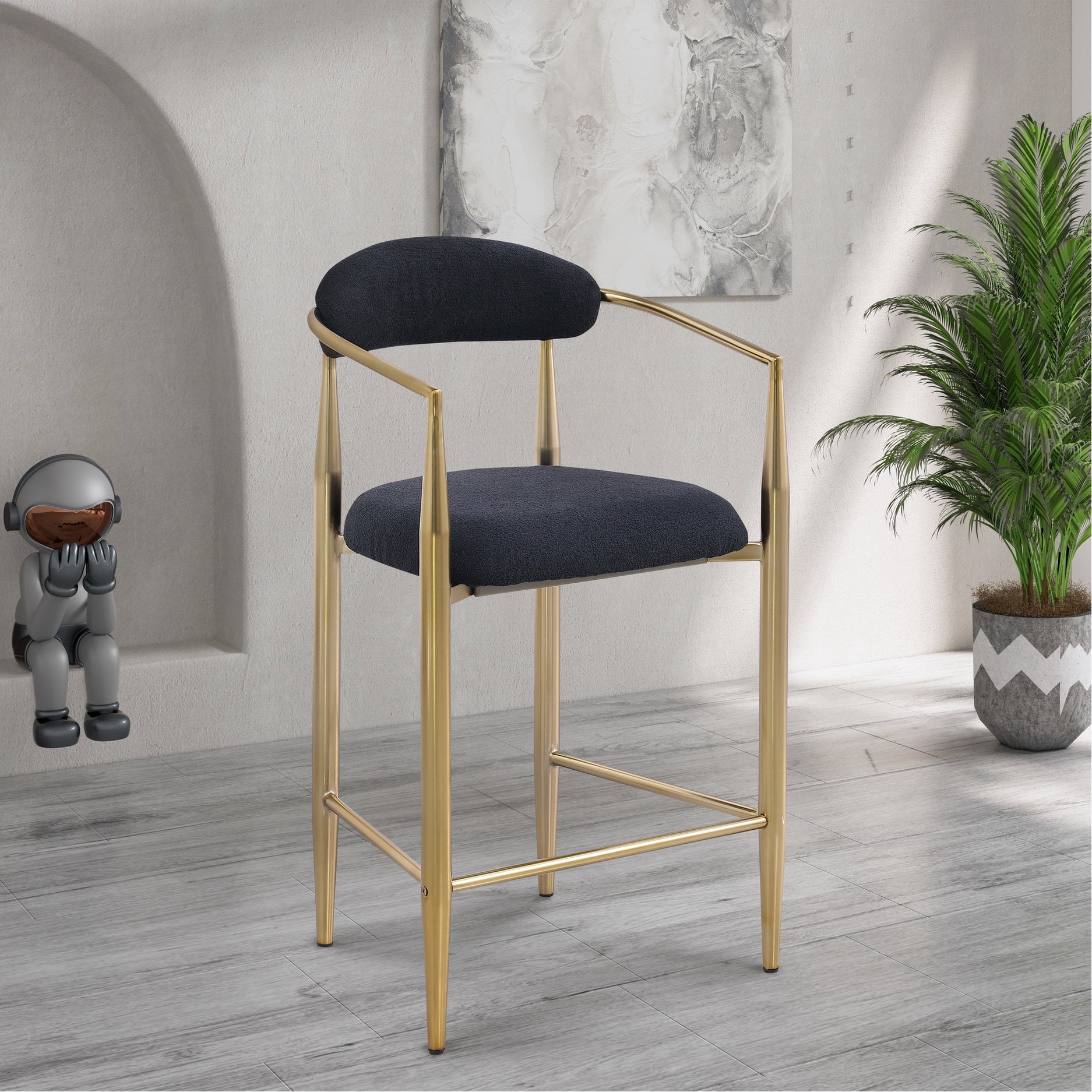 Black + Gold Color - Toothpick Frame Design - Dining Room Use / Create ...