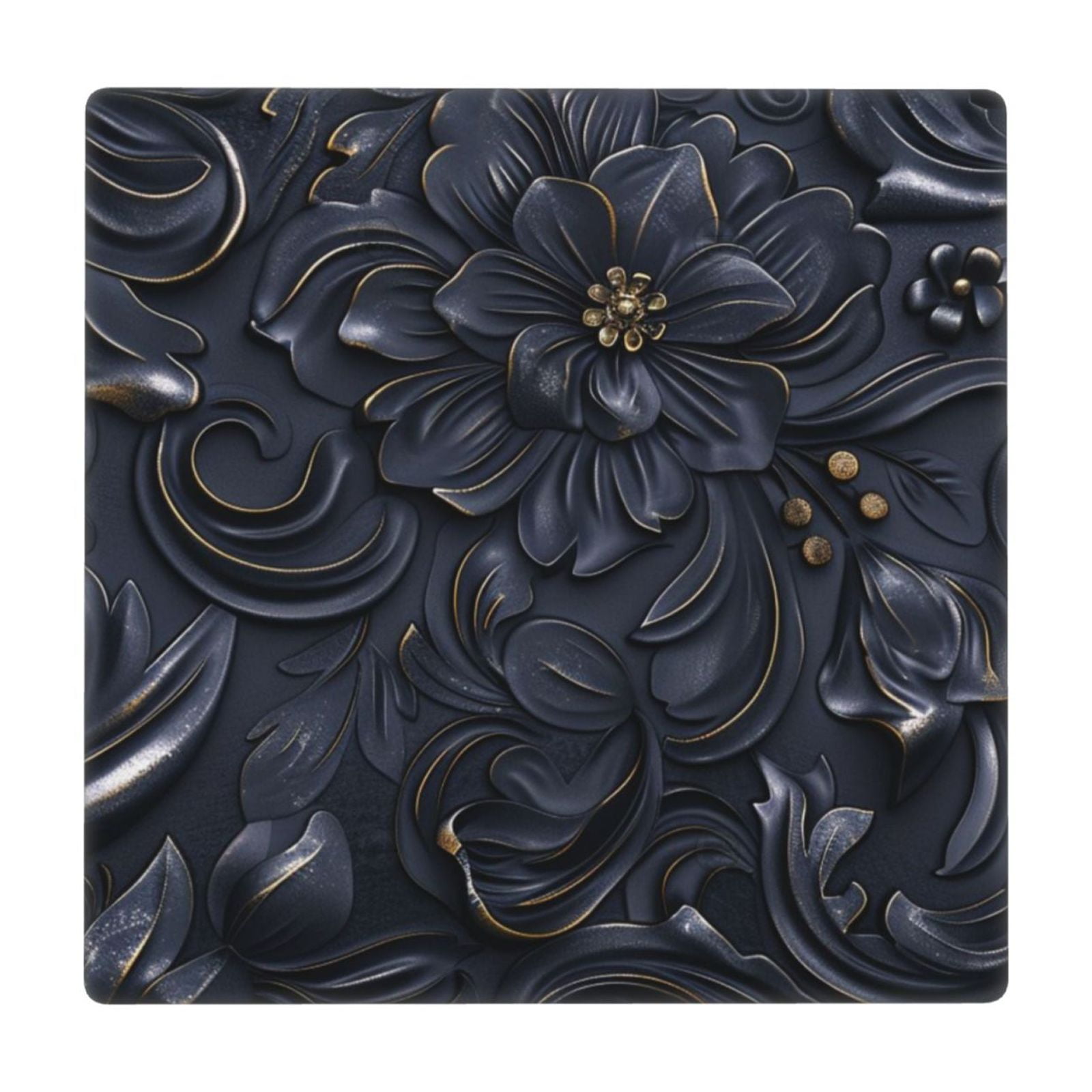 Black Gold Embossed Light Switch Cover Decorative Switch Plates and ...