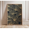 Black Gold Ginkgo Leaf Luxury Poster Unframed Paper Print - Walmart.com