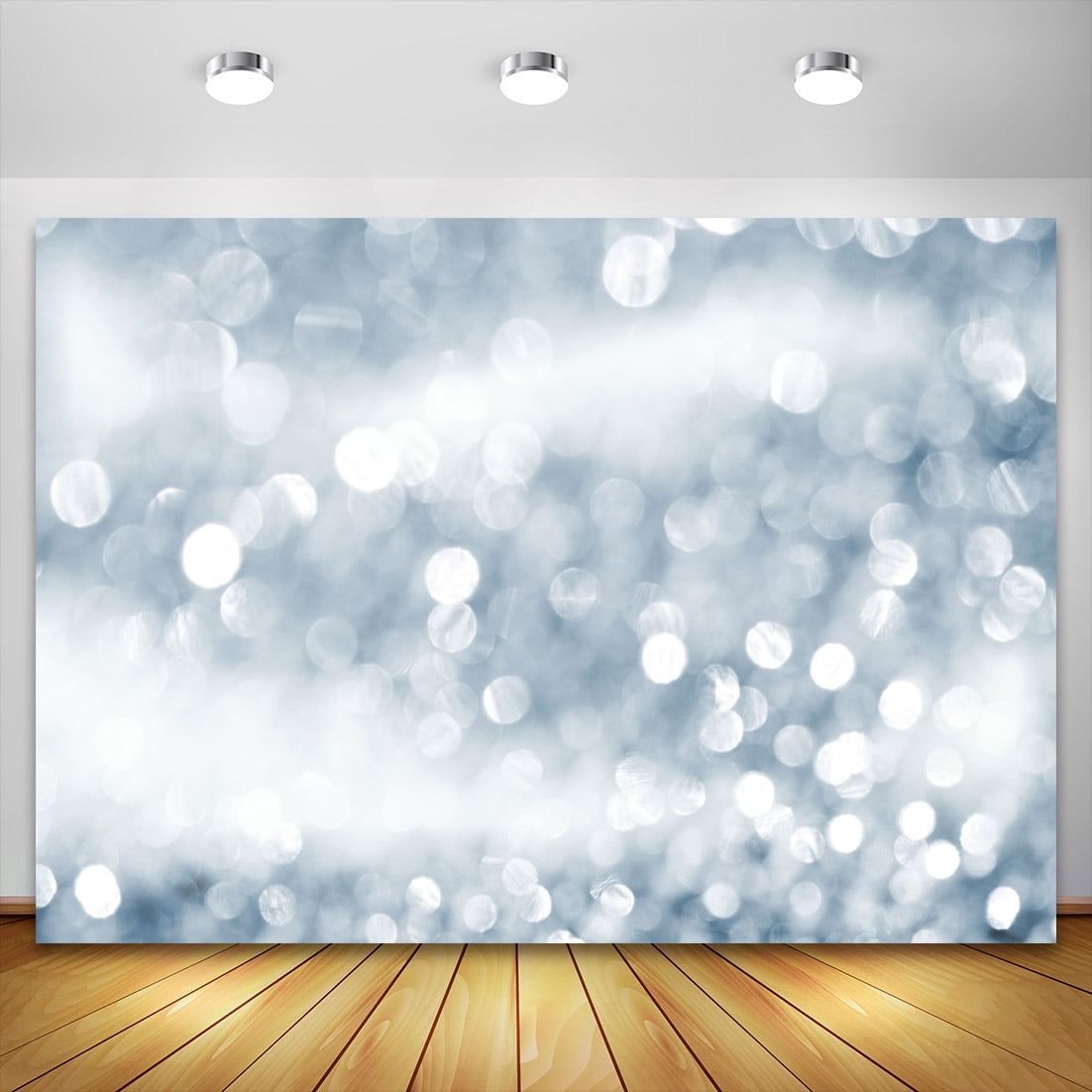 Black Gold Glitters Light Bokeh Birthday Party Photography Backdrop ...