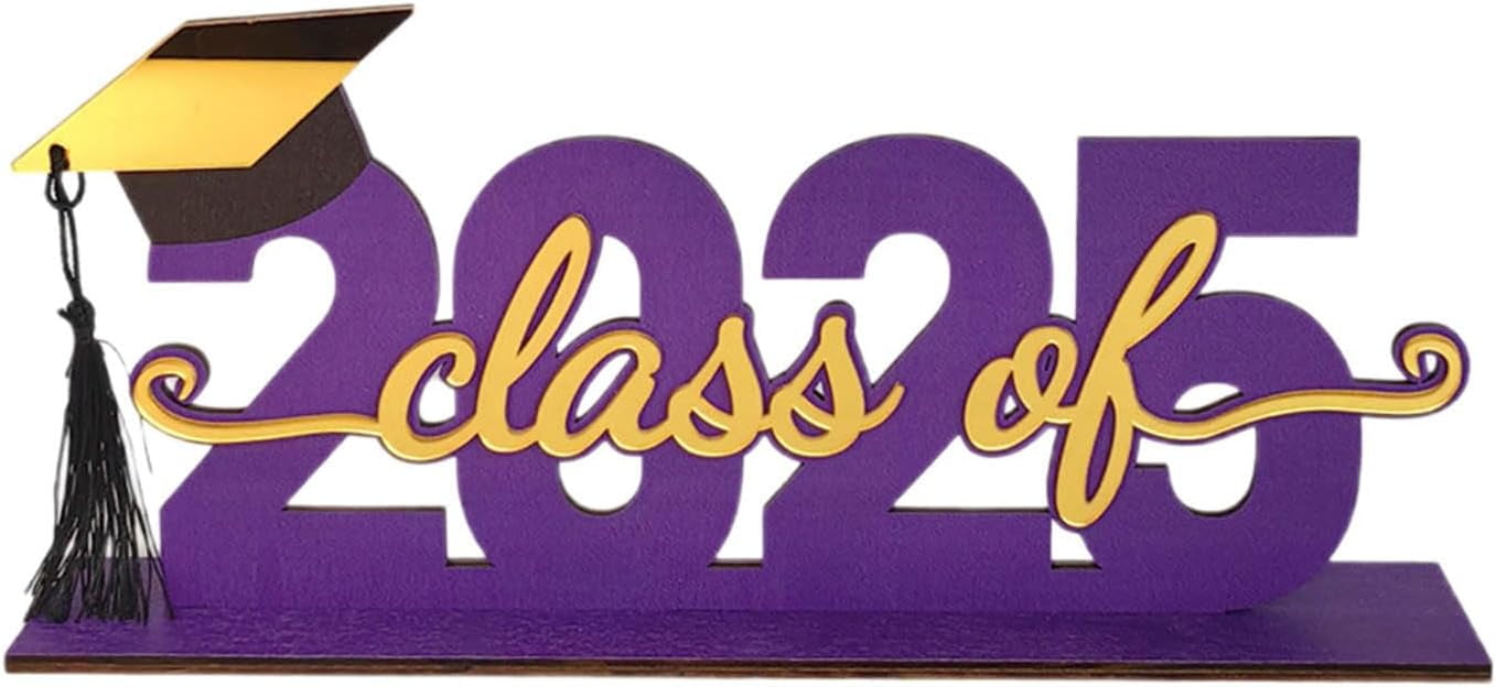 Black and Gold Graduation Decorations Class of 2025 Congrats Grad ...