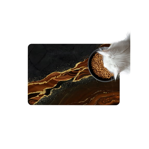 Black Gold Marble Doormat Non Slip Diatomaceous Earth Door Mat ...