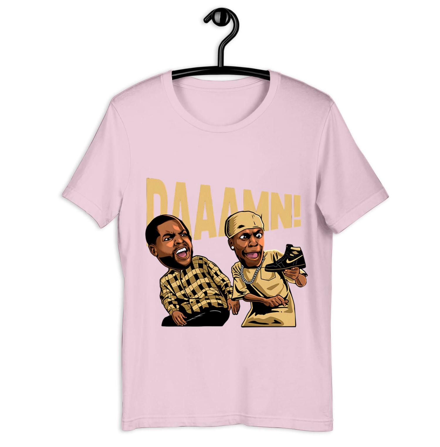 Black Gold Metallic 1s to match Sneaker Match Tees Black DAAAMN ...