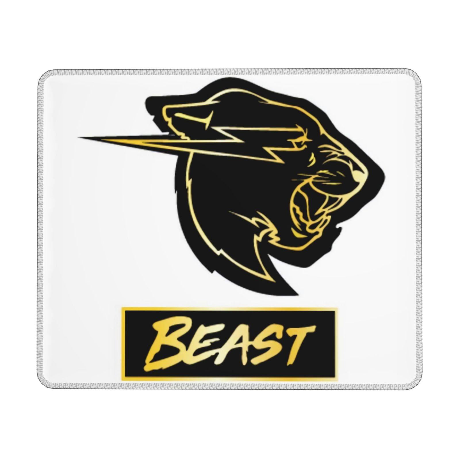 Black Gold Mr Beast Mouse Pad,Computer Mouse Mat with Anti-Slip Rubber ...
