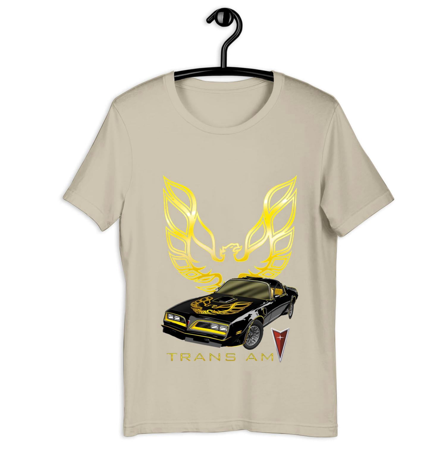 Black & Gold Muscle Car Shirt – Classic American Ride Graphic Tee New ...