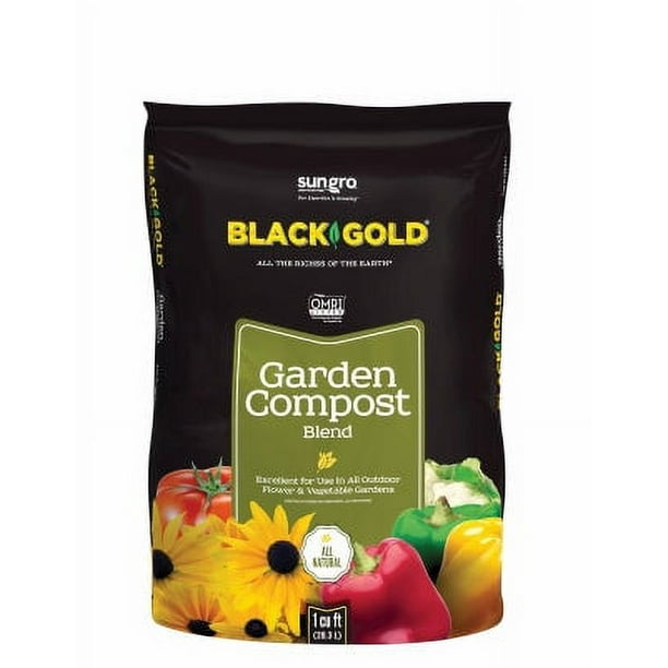 Sun Gro Black Gold Organic Garden Compost Blend Soil, 1 cu. ft ...