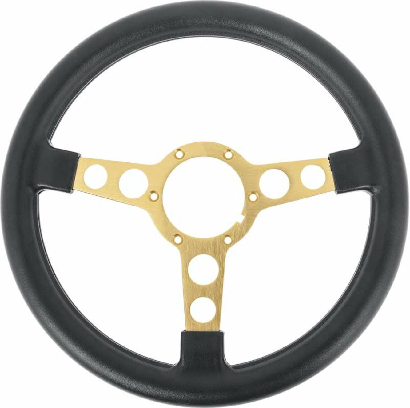 Black Gold Spoke Medium Thick Formula Steering Wheel 1972-1980 Firebird ...