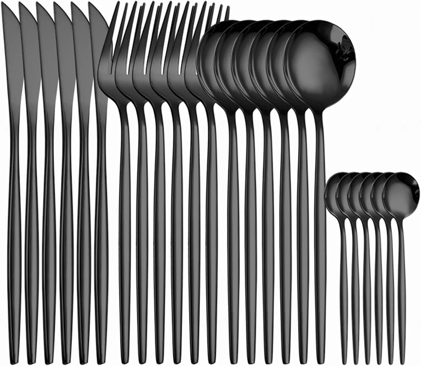 Black Gold Stainless Steel Cutlery Travel Cutlery Set Kitchen Utensils ...