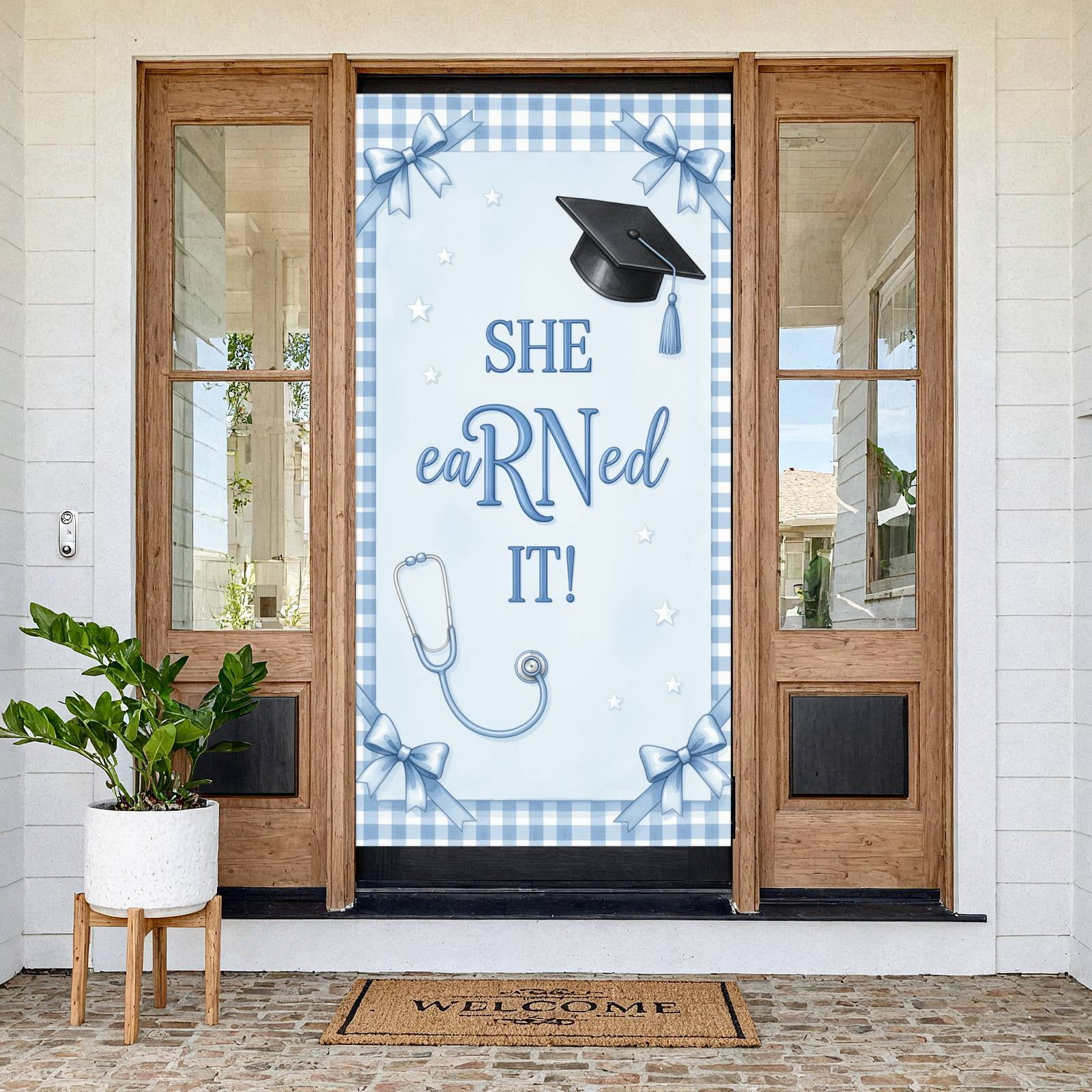 Black & Gold Tone Class of 2026 Banner Chalkboard Academic Backdrop ...