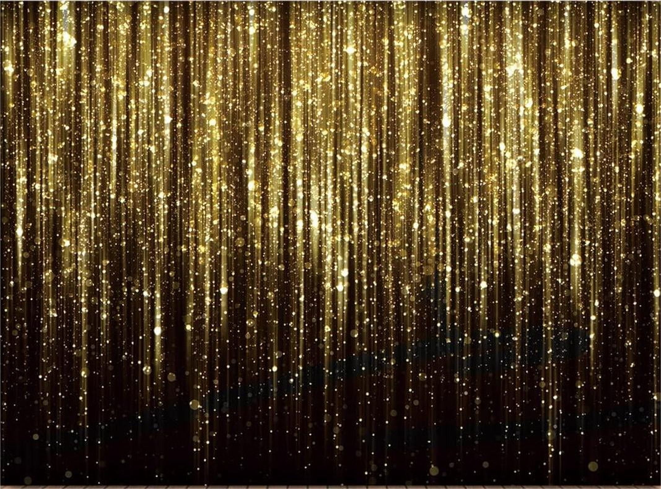 Black Golden Backdrop for Party Birthday Black Gold Photo Backdrop ...