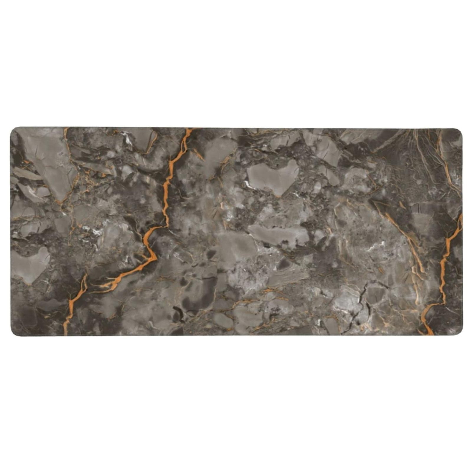 Black and Golden Marble Large Mouse Pad,Extended Gaming Desk Pad,Office ...