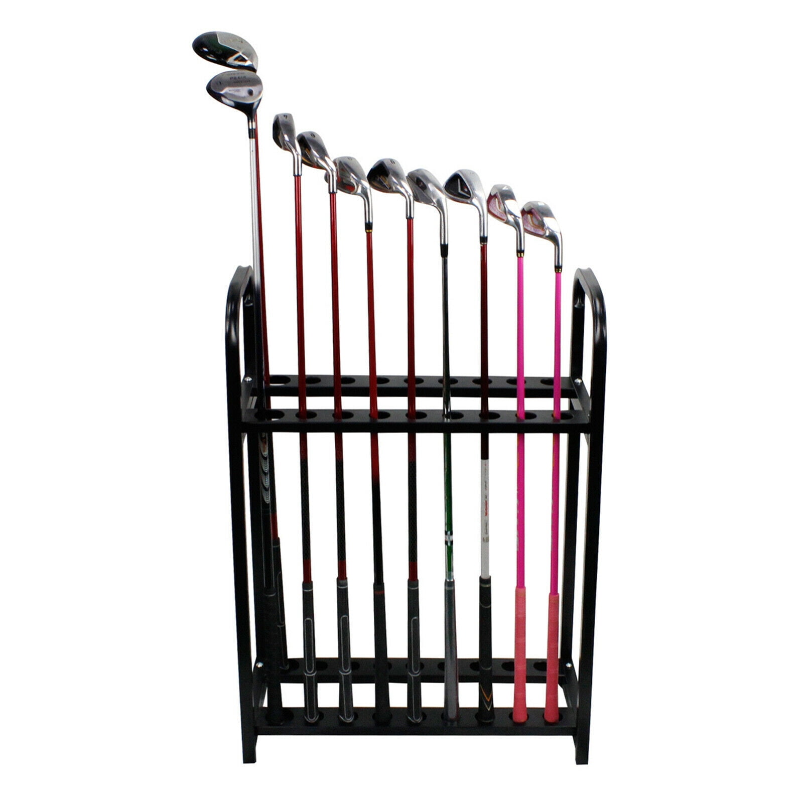 Black Golf 18-Hole Cue Display Stand Golf Cue Organizer, Easy To ...
